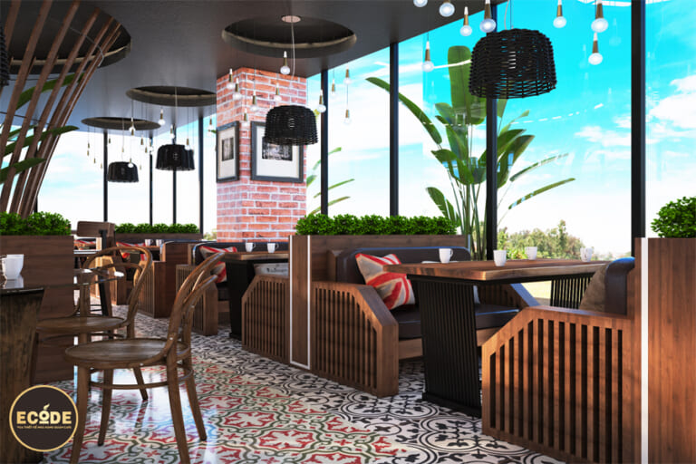 THIẾT KẾ QUÁN CAFE ZIO - VUA THIẾT KẾ NHÀ HÀNG QUÁN CAFE