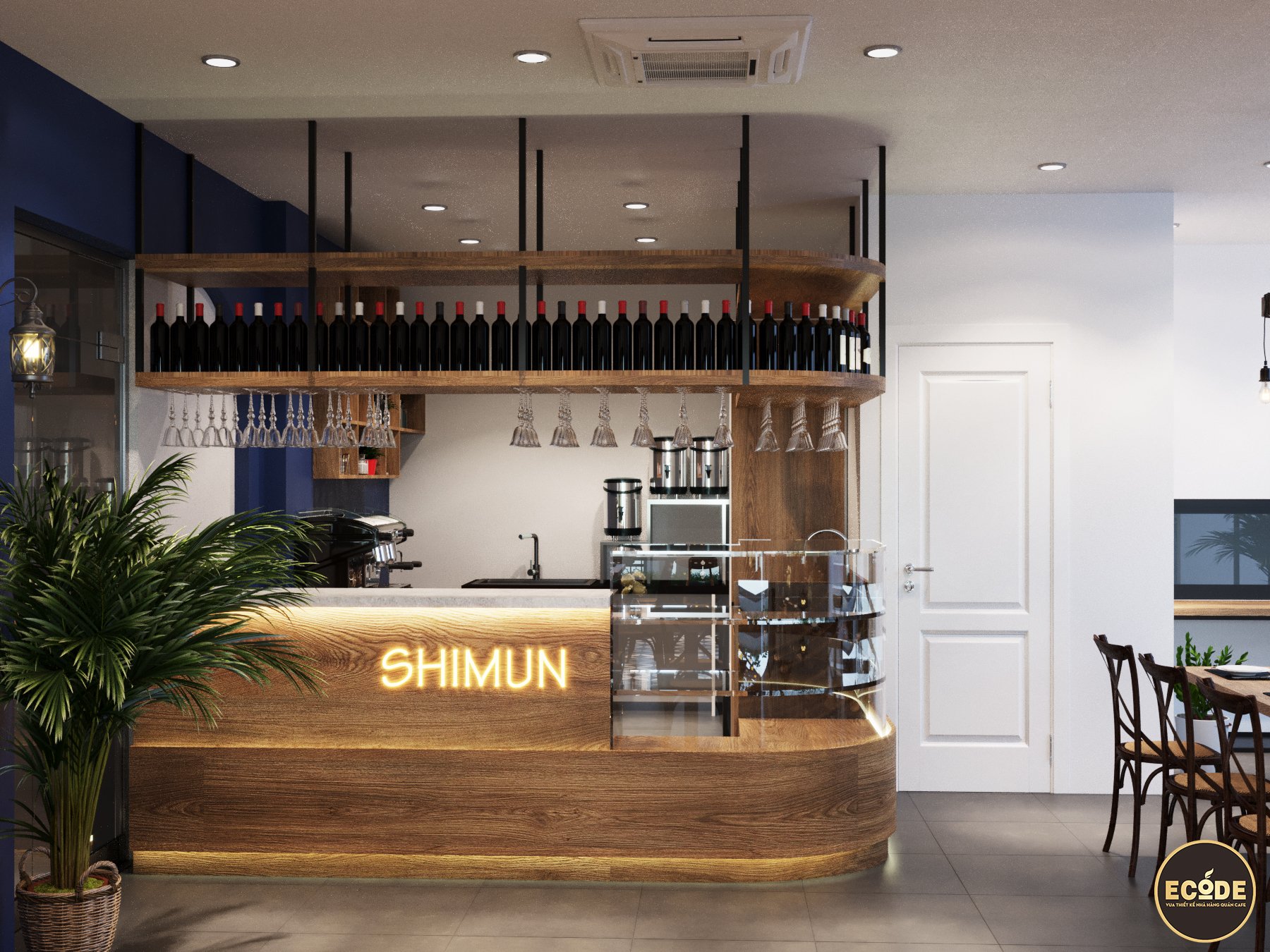 THIẾT KẾ NHÀ HÀNG SHIMUN - THÁI NGUYÊN - VUA THIẾT KẾ NHÀ HÀNG QUÁN CAFE