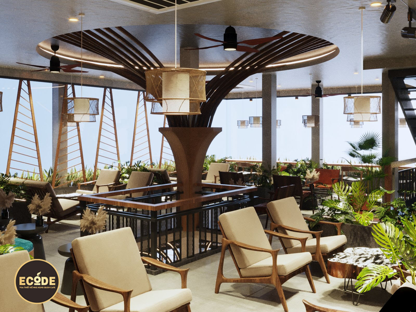 THIẾT KẾ quán cafe MAI COFFEE - HUẾ - VUA THIẾT KẾ NHÀ HÀNG QUÁN CAFE