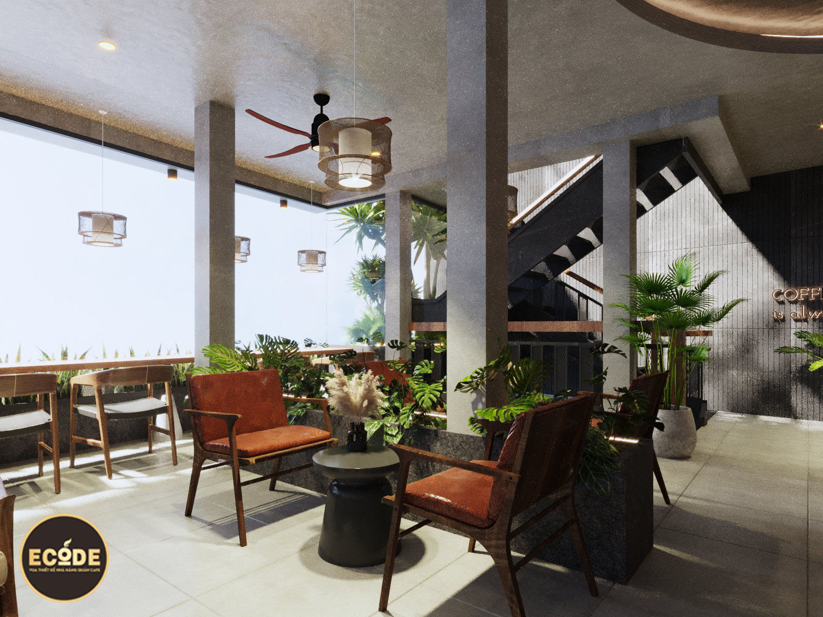 THIẾT KẾ quán cafe MAI COFFEE - HUẾ - VUA THIẾT KẾ NHÀ HÀNG QUÁN CAFE